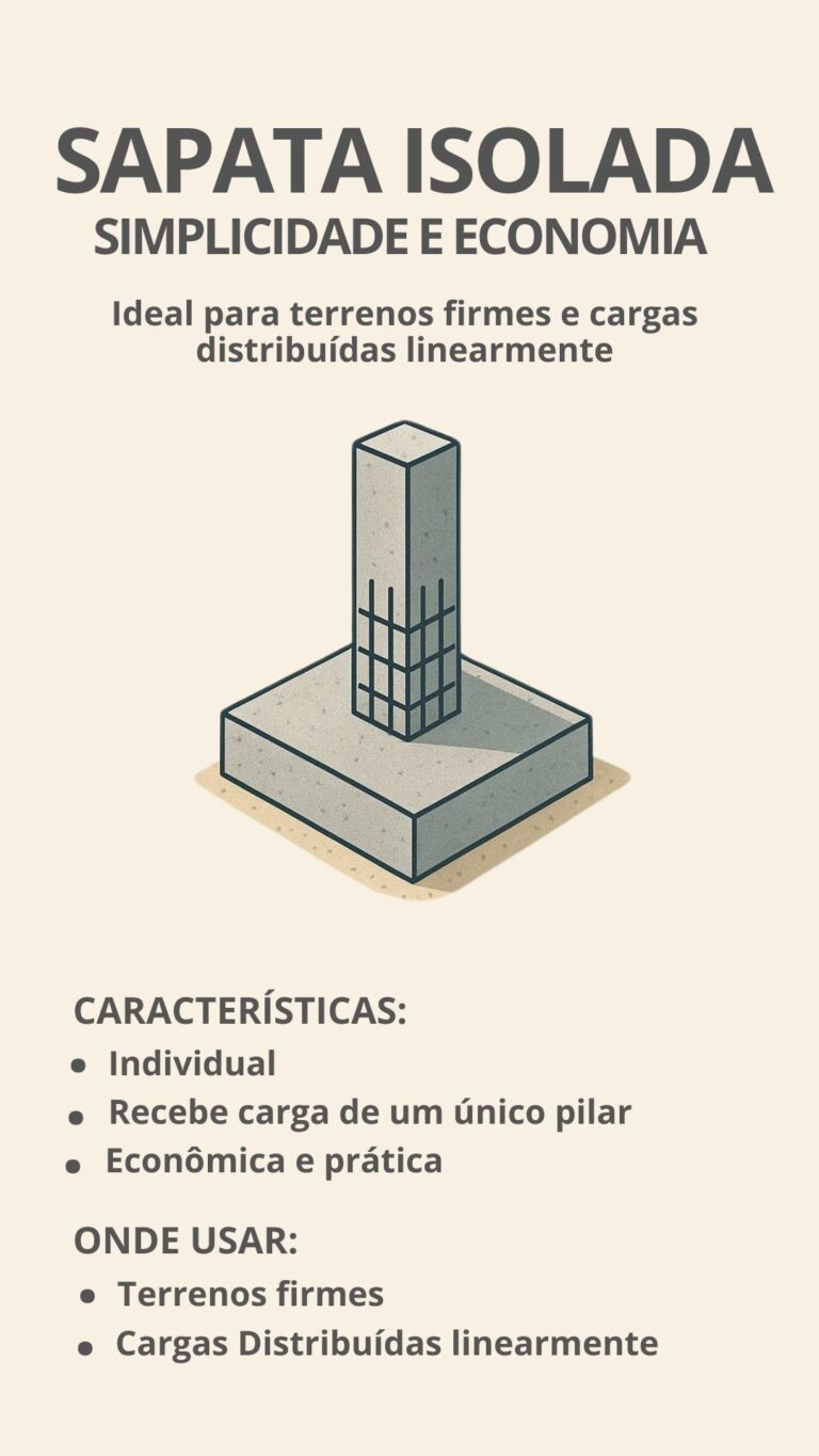 Fundação em Sapata Isolada: Vantagens e Desvantagens - Sibrape Fundações
